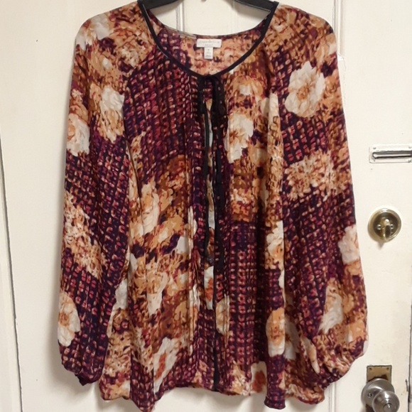 Charter Club | Tops | Charter Club Floral Blouse | Poshmark